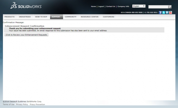 How to Submit an Enhancement Request for SOLIDWORKS