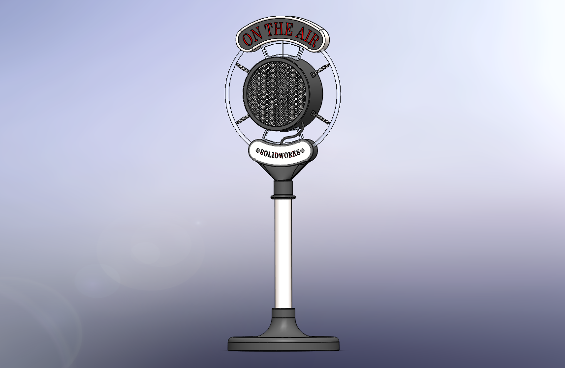 SOLIDWORKS Part Reviewer: Vintage Microphone Tutorial