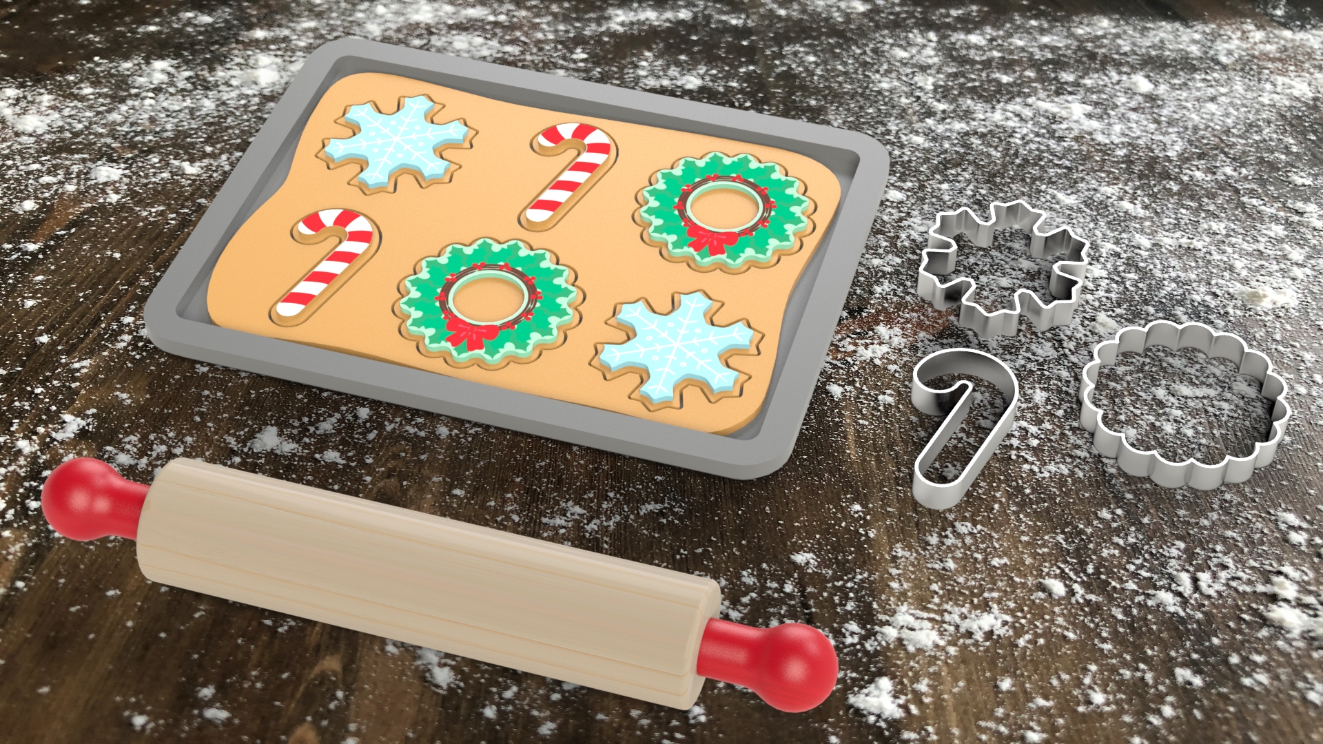 Festive Toy Baking Set Tutorial