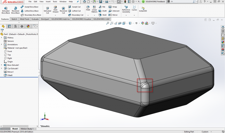 Cleaning up Complicated Fillets in SOLIDWORKS - Blog