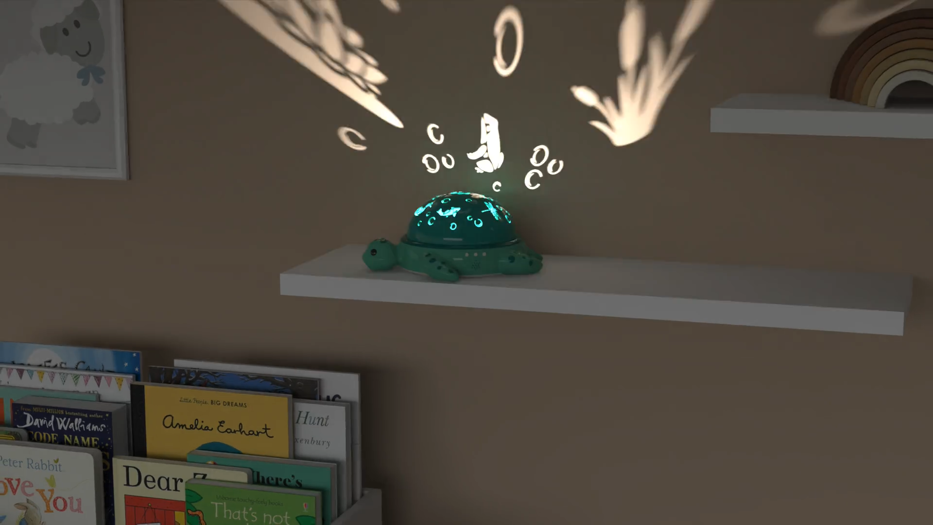 Turtle Projector Animation: SOLIDWORKS Visualize