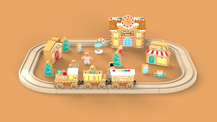 Gingerbread Train Set Tutorial - Part 1