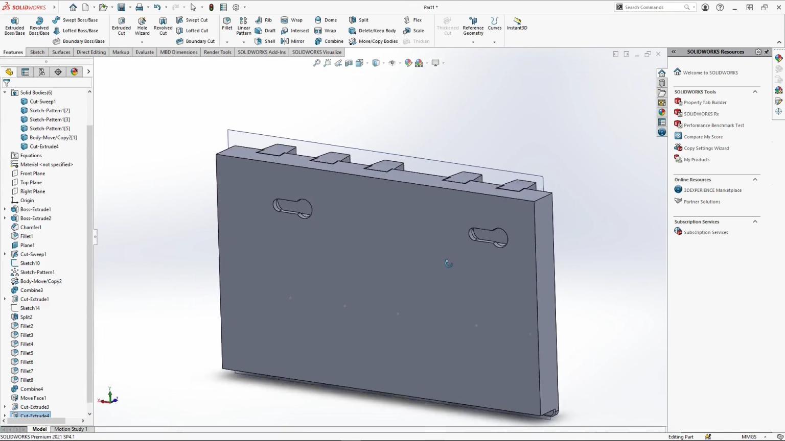 3D Printed Piano Keyring Holder - SOLIDWORKS Tutorial Part 2