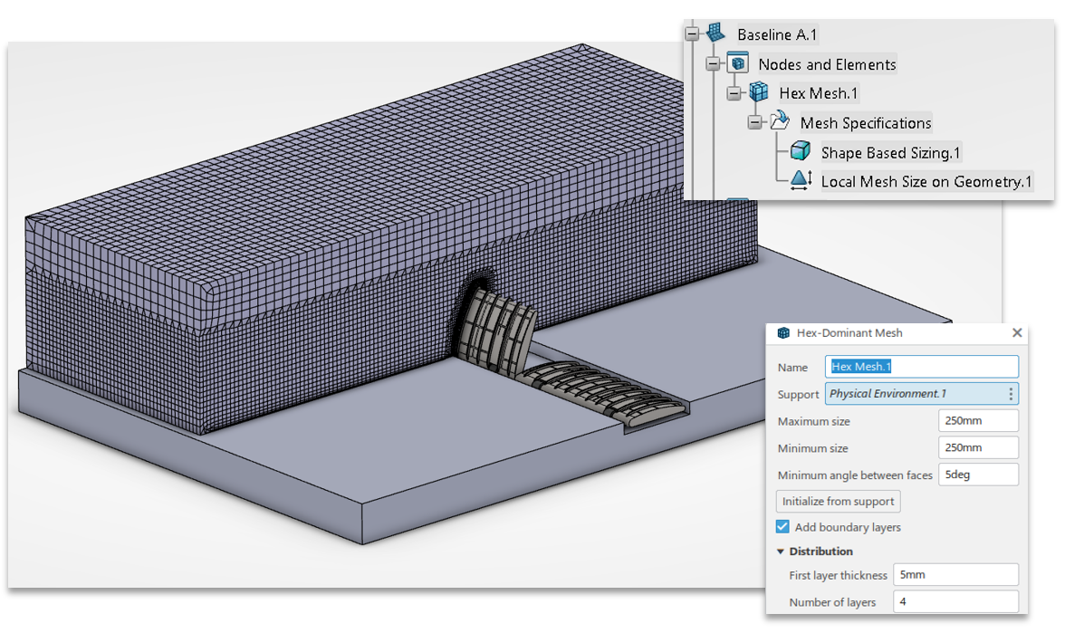 Fluid Simulation in SIMULIA Fluid Dynamics Engineer
