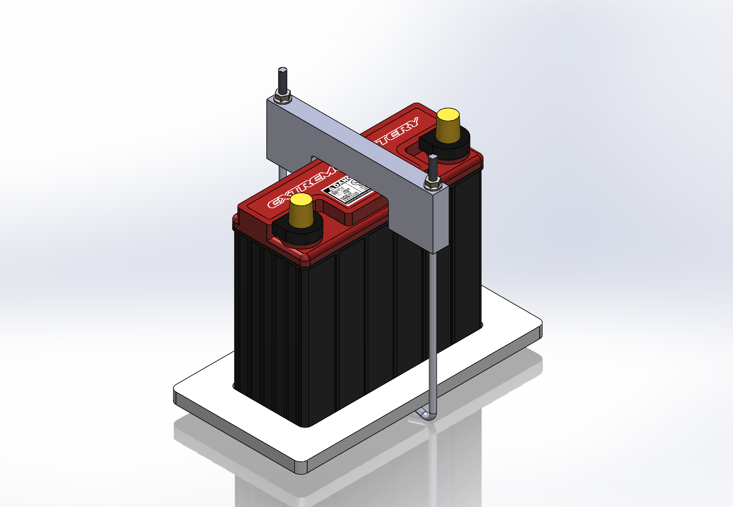 SOLIDWORKS Part Reviewer: Battery Hold Down Assembly Tutorial