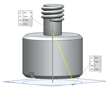 Creating Knurling Features using SOLIDWORKS