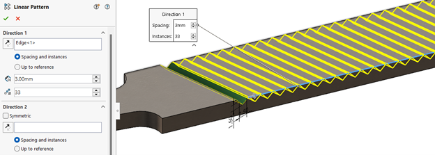 Creating Knurling Features using SOLIDWORKS