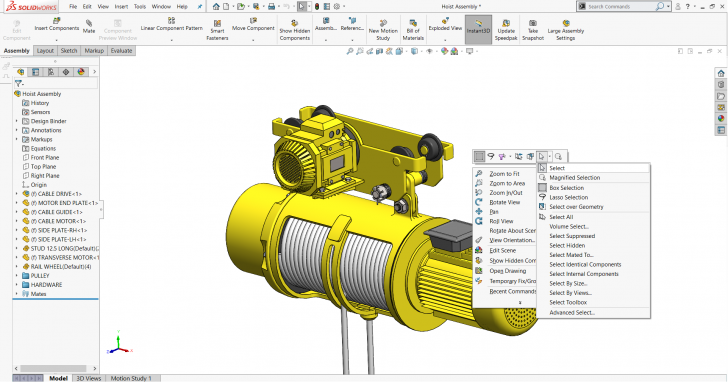 SOLIDWORKS Quick tips - Advanced Component Selection