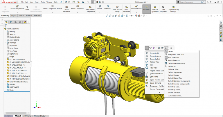 SOLIDWORKS Quick tips - Advanced Component Selection