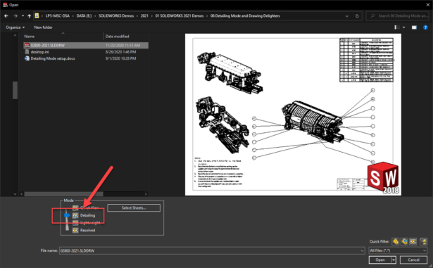 What’s New in SOLIDWORKS 2021-Detailing Mode