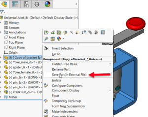 How to Copy a Part in SOLIDWORKS Using Virtual Component