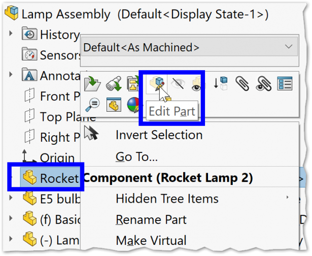 Rocket Ship Lamp Tutorial