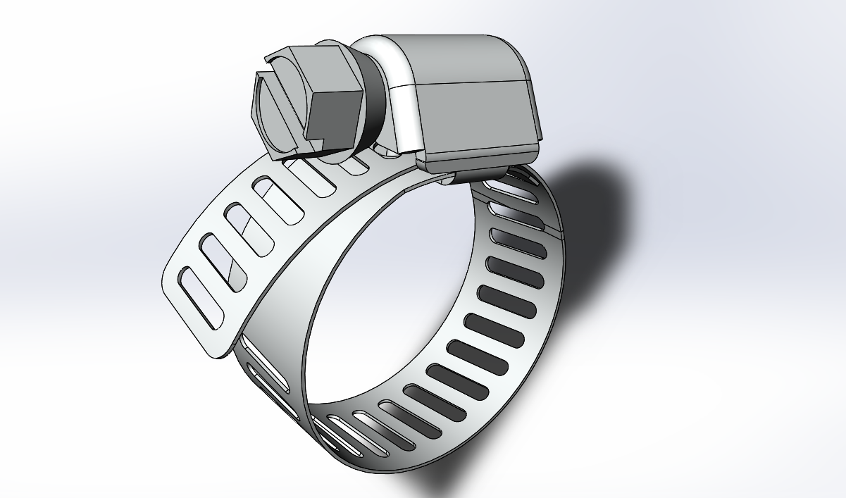 SOLIDWORKS Part Reviewer: Hose Clamp Assembly Tutorial