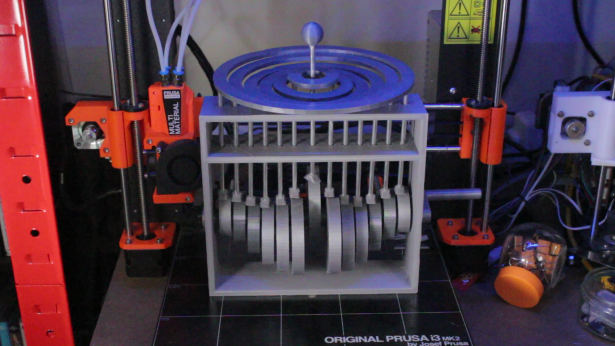 3D Printing a Mechanical Water Droplet