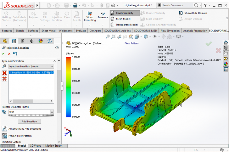 Getting Started with SOLIDWORKS Plastics