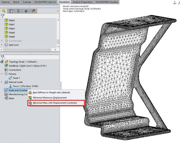 Custom Desk Bracket Design