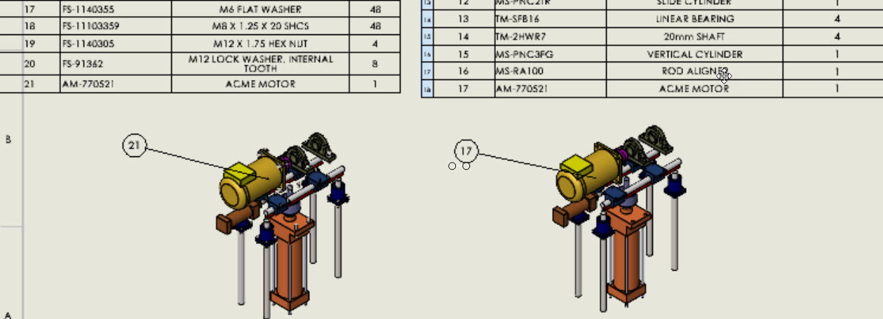Six SOLIDWORKS Solutions - BOM and Balloons