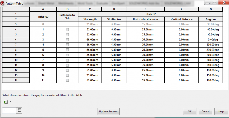 Creating Variable Pattern