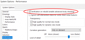 A Better Way to Rebuild in SOLIDWORKS: Verification on Rebuild