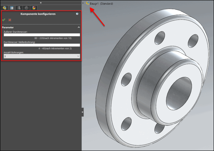 [Technik-Tipp] Flexible Konfigurationen in SOLIDWORKS erzeugen