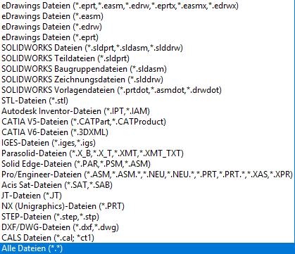 Testen Sie eDrawings 2019 online