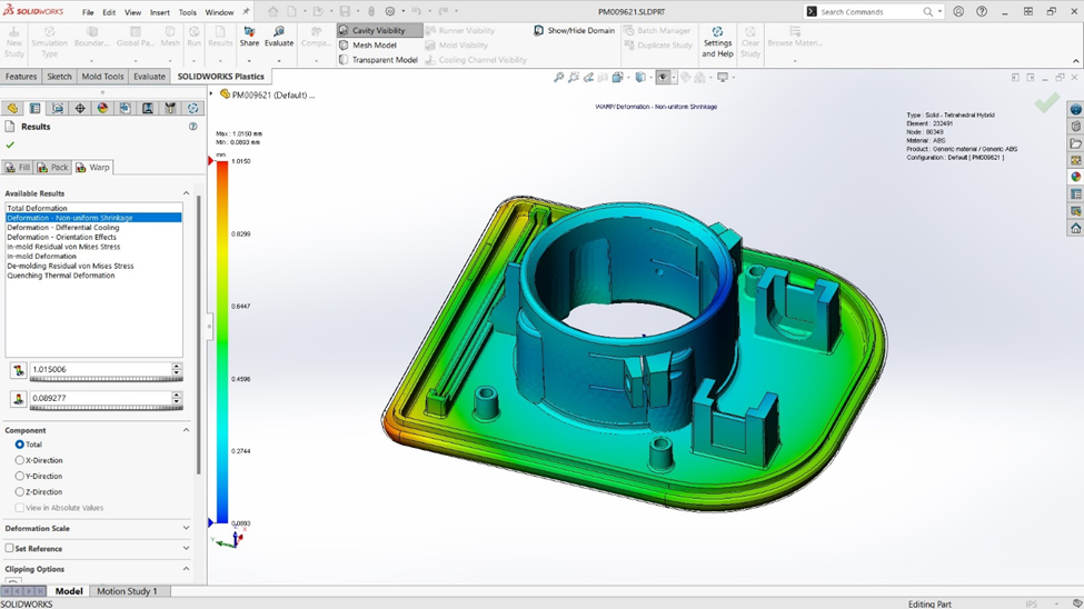 Neue Funktionen in SOLIDWORKS Simulation 2025
