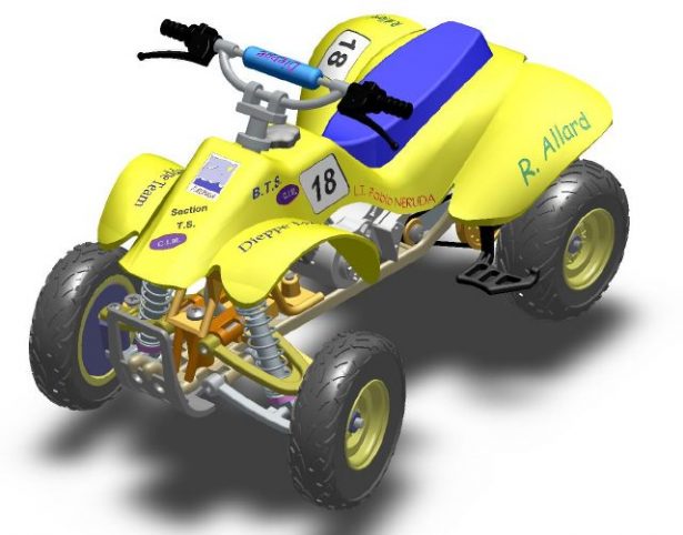QUAD Miniature - Modèle Solidworks - BLOG DE L’ENSEIGNANT